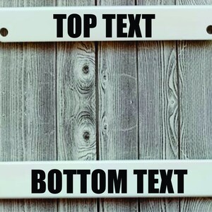 Top Text Bottom Text Meme License Plate Frame Car Truck Accessory Funny ...