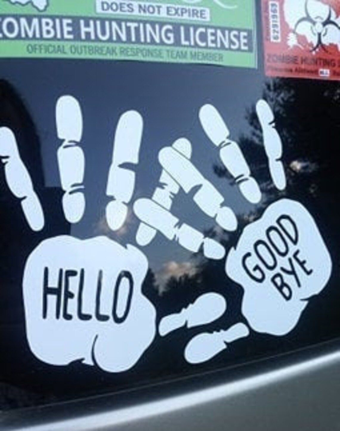 Hello Goodbye Klaus Hand Tattoos Car Decal Sticker Laptop - Etsy