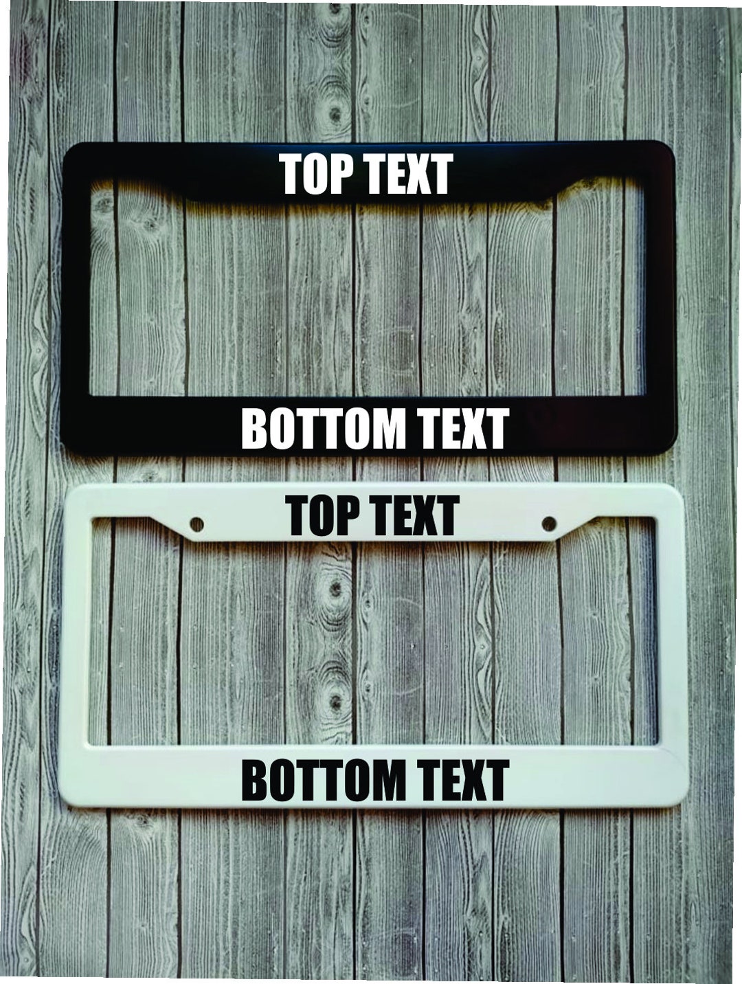 Top Text Bottom Text Meme License Plate Frame Car Truck Accessory Funny ...