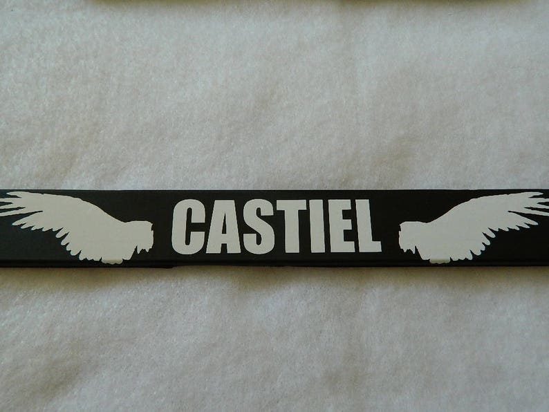 Castiel License Plate Frame Supernatural Custom Car Decor SPN Protected ...