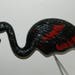 Goth Black Red Zombie Flamingo Yard Sculpture Garden Decor Blood ...