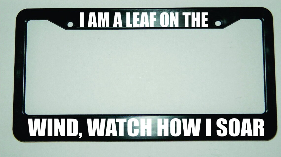 Firefly Inspired License Plate Frames Best Quotes I Aim to - Etsy