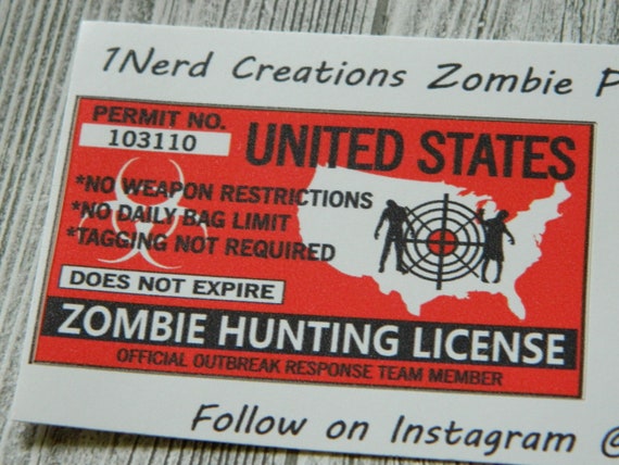 Zombie Hunter License