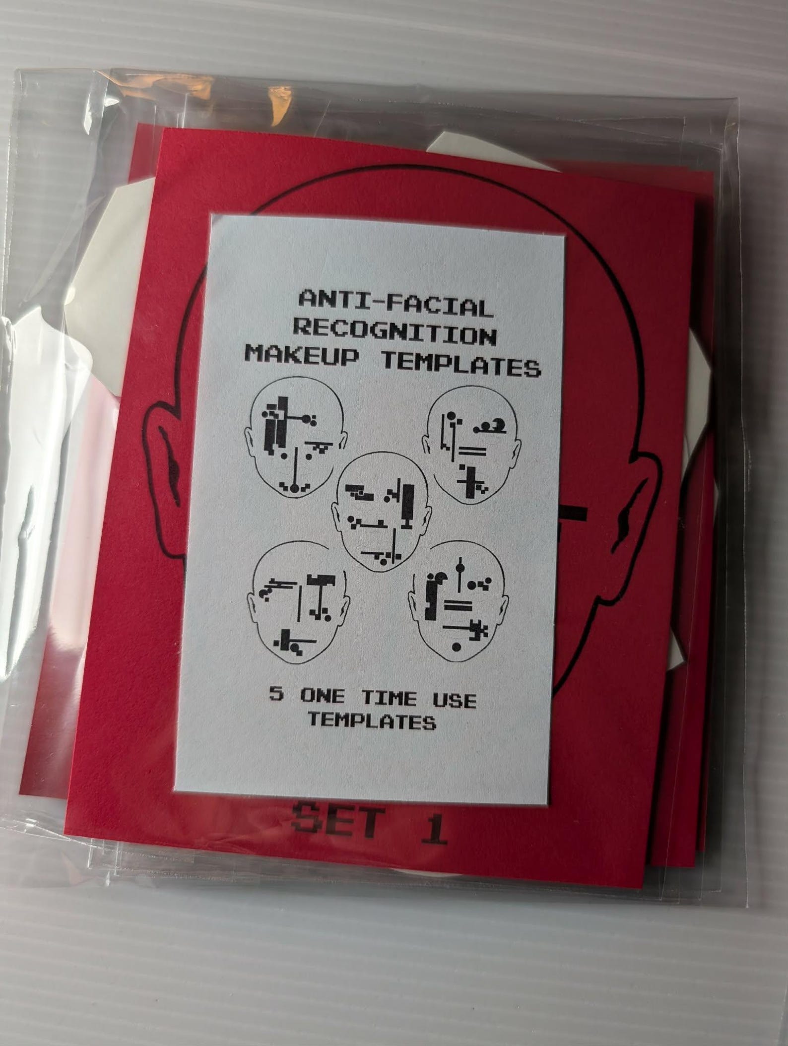 Anti Surveillance Identity Face Makeup Templates Recognition Glitch ...