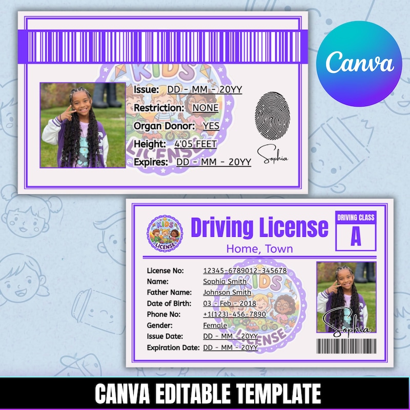 Fake Drivers License - Etsy