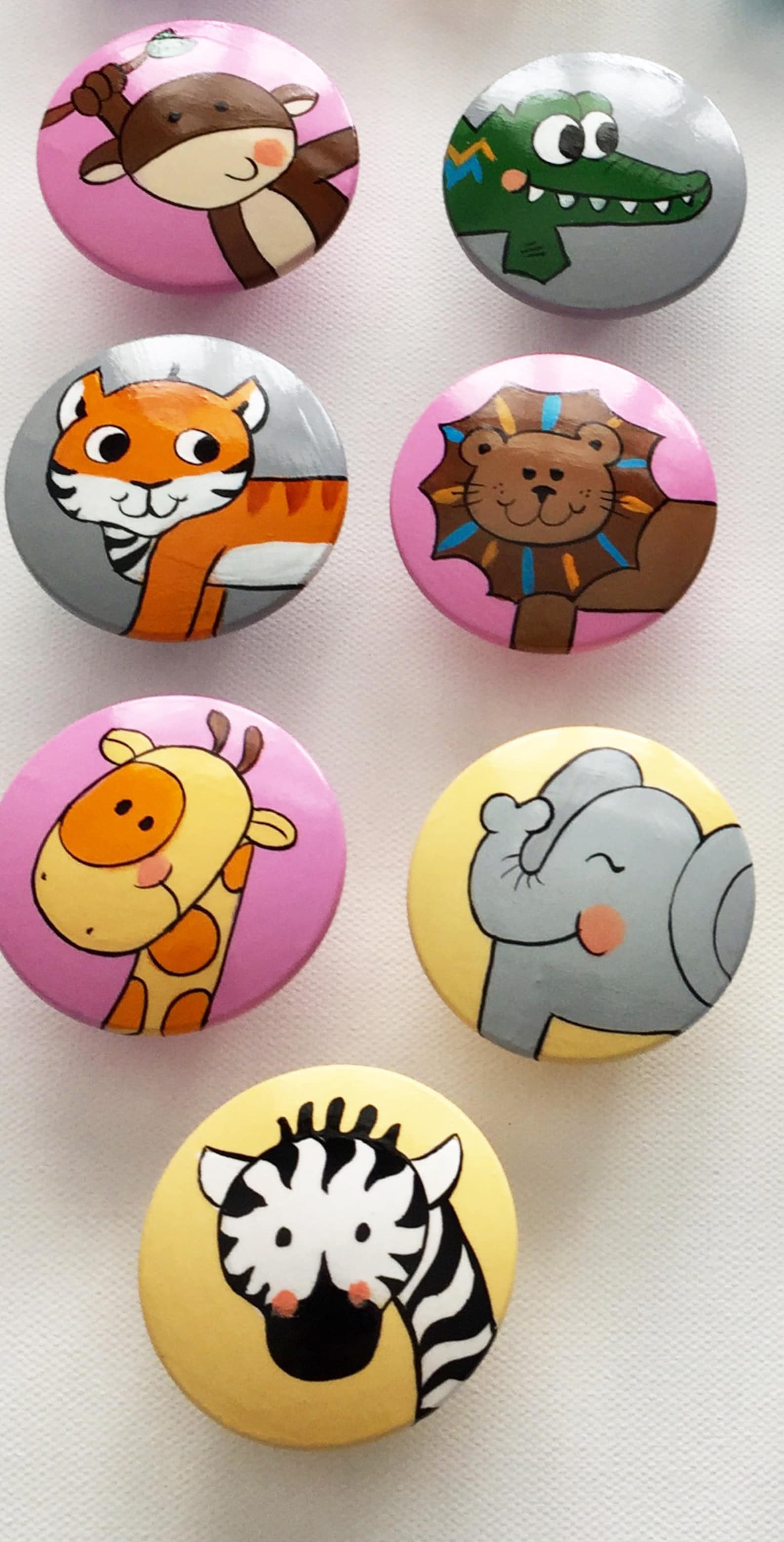 Jungle Drawer Knobs large / Dresser Knobs /baby Girl Nursery | Etsy