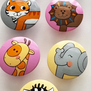 Jungle Drawer Knobs (large) / Dresser Knobs /baby Girl Nursery / Jungle ...