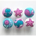 Under the Sea LARGE Knobs Underwater Knobs Mermaid Drawer Pulls / Dresser Knobs Baby Girl ...