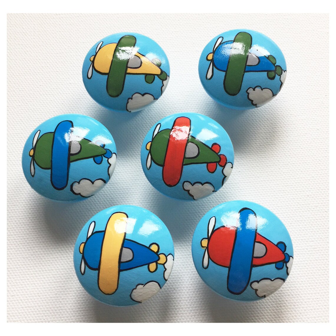 Airplane Drawer Pulls / Dresser Knobs Airplane Knobs Vintage Planes ...
