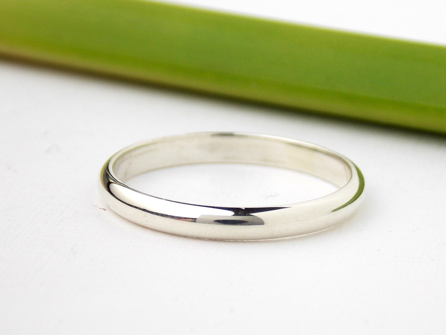 Simple Sterling Domed Ring: Sterling Silver Ring Domed Ring - Etsy