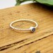 Dainty Twisted Rope Birthstone Stacking Ring Ring: Sterling - Etsy