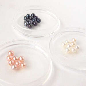 Mini Floating Freshwater Pearl Ring in 14k Gold-filled With Band of ...