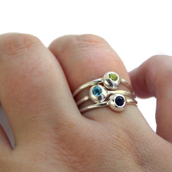 Stackable Mothers Rings - Etsy