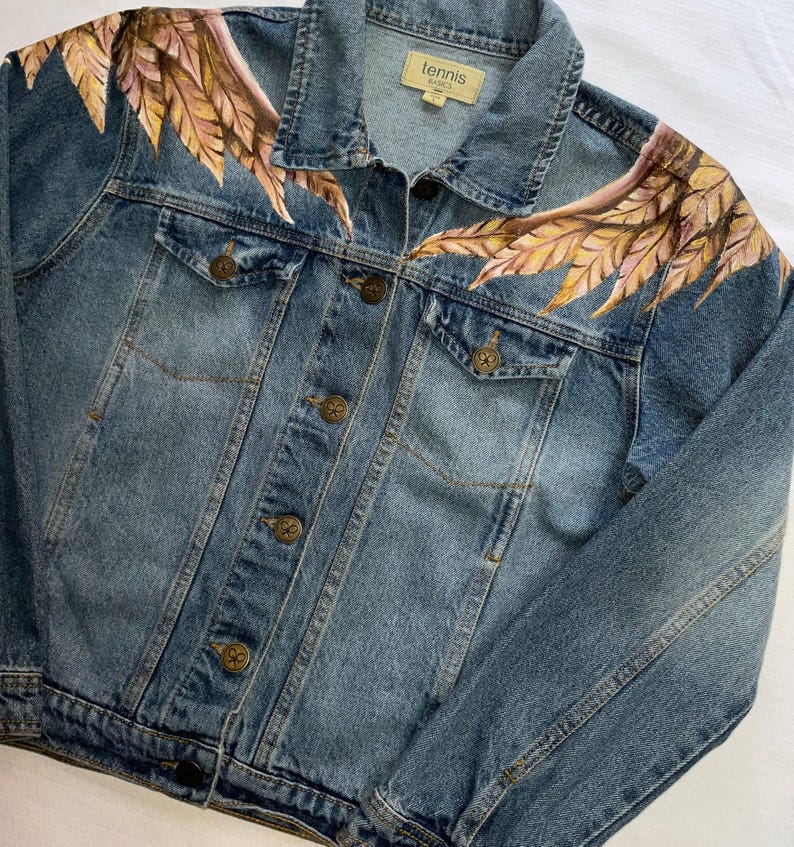 Jacket for Her, Hand Painted Jacket, Custom Girlfriend Jacket, Gift for ...