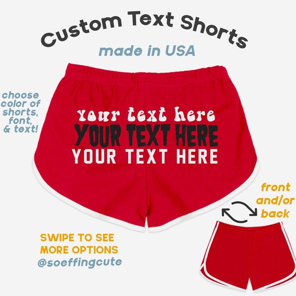 Custom Booty Shorts - Etsy