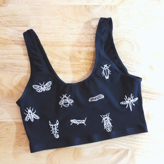 Bugs Spandex Crop Tank by so Effing Cute | Etsy