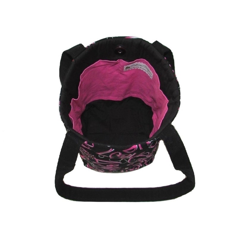 Love Purse, Small Fabric Bag, Pink Hearts, Flowers, Love Graffiti ...
