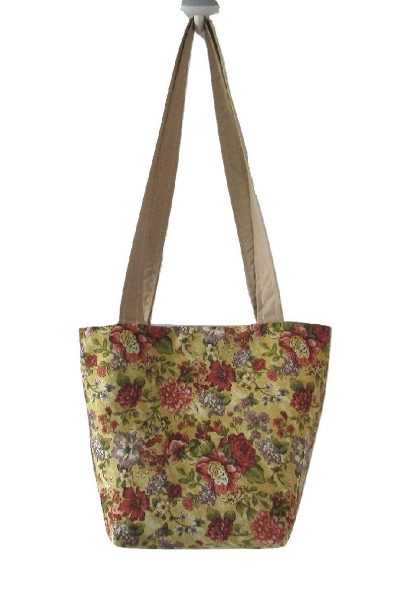 Floral Purse Small Fabric Bag Handmade Handbag Beige Cloth - Etsy