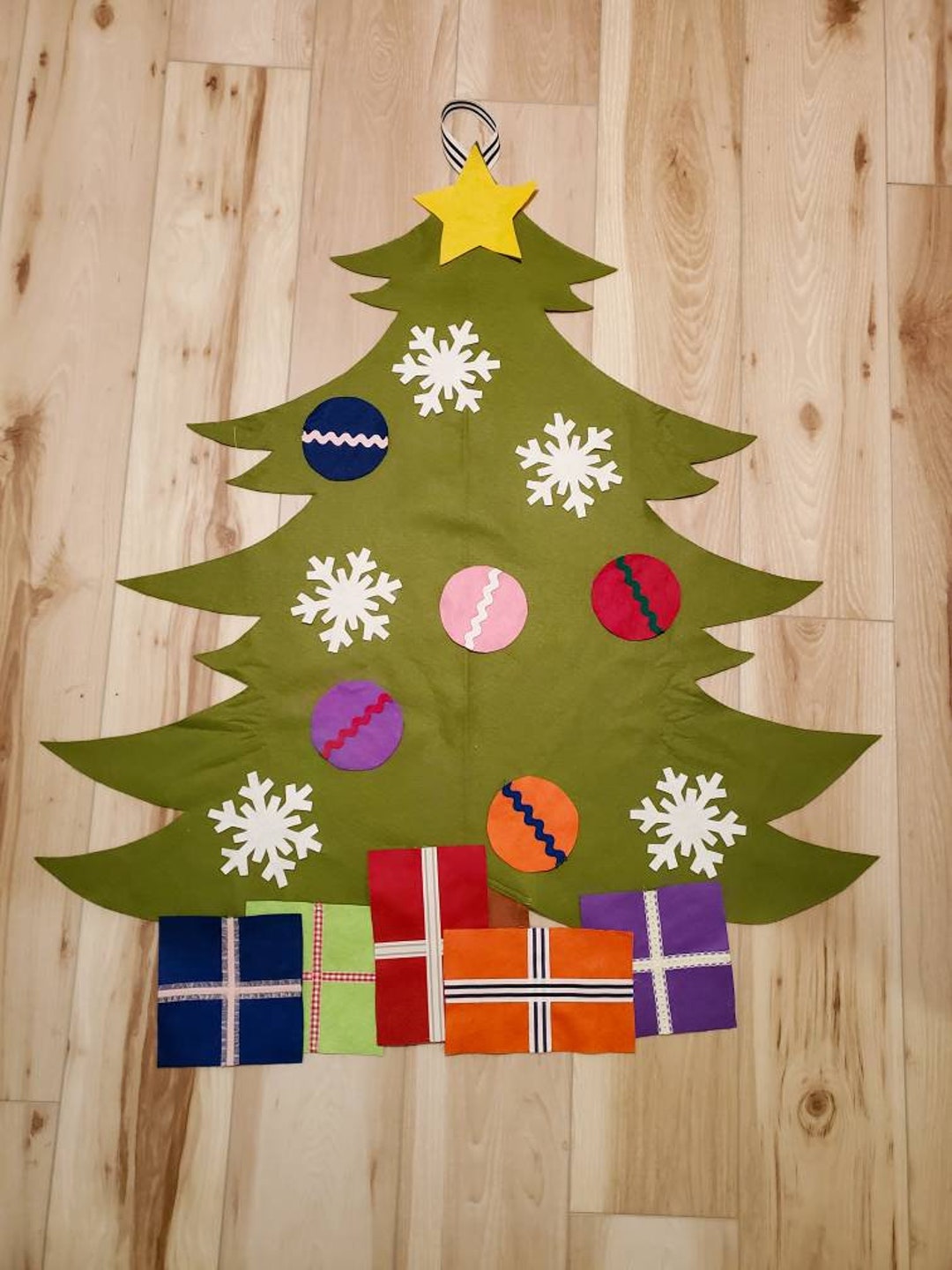Wool Blend Felt Christmas Tree Set - Etsy