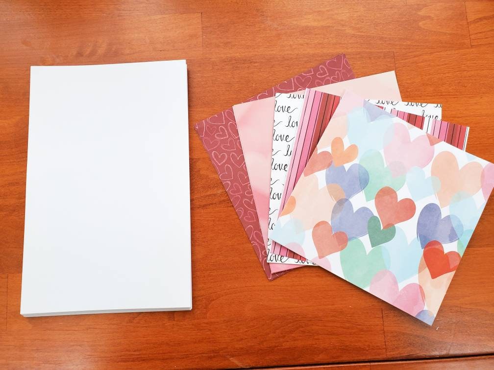 Old-Fashioned Valentine Card Craft Kit | Etsy