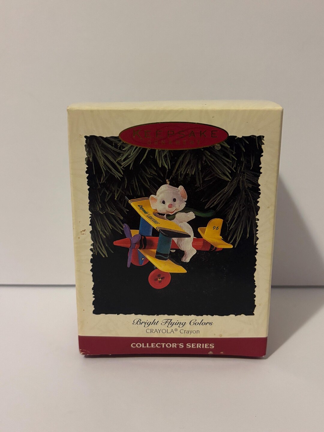 CRAYOLA Crayon Bright Flying Colors - 1996 Hallmark Handcrafted ...