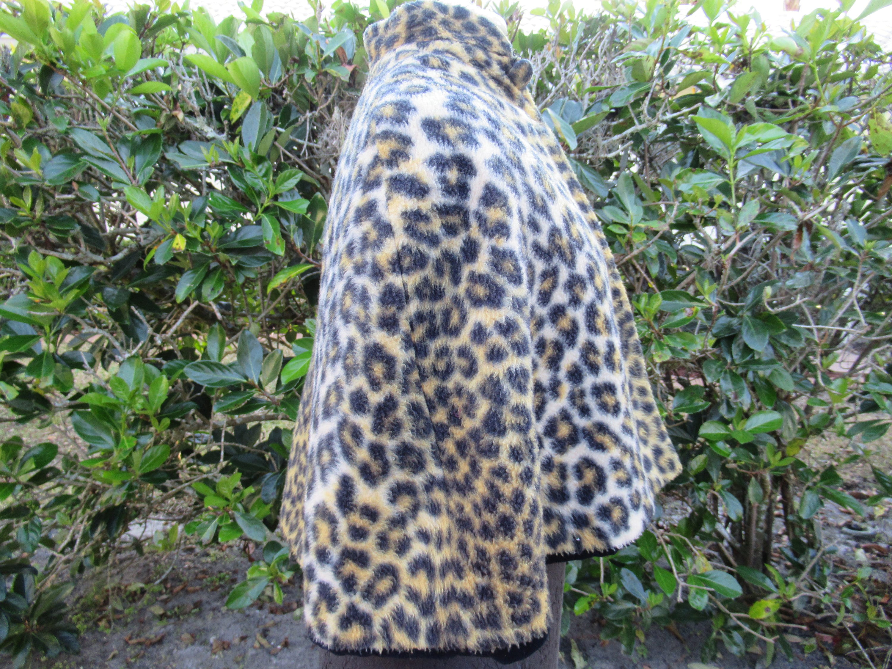 Vintage Reversible Shrug / Cape / Capelet / Cover All Ocelot | Etsy