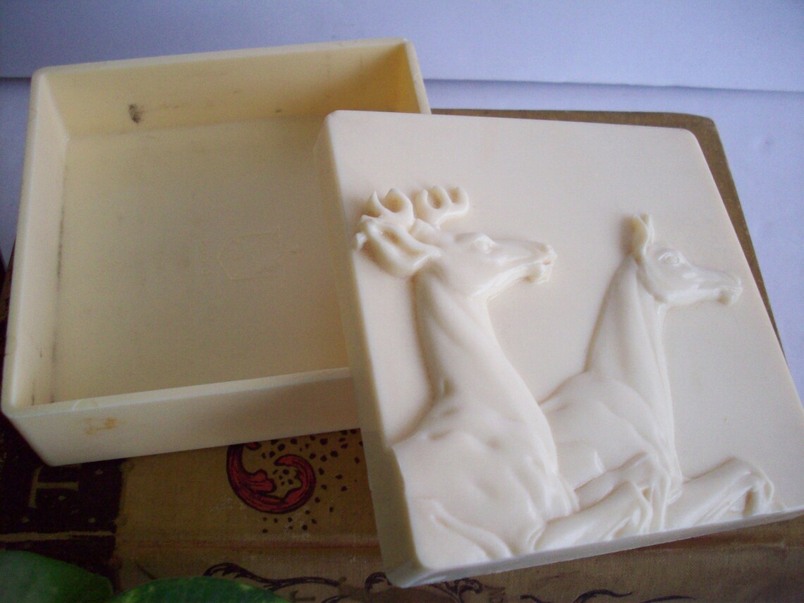 Vintage Art Deco Hickok Boxes With Stag / Deer / Buck / Horse - Etsy