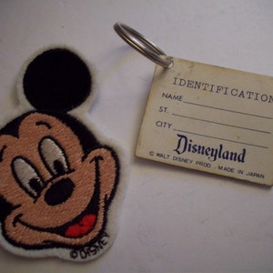 Vintage LOT of Various Disneyland Collectables: Mickey Mouse Patch ...