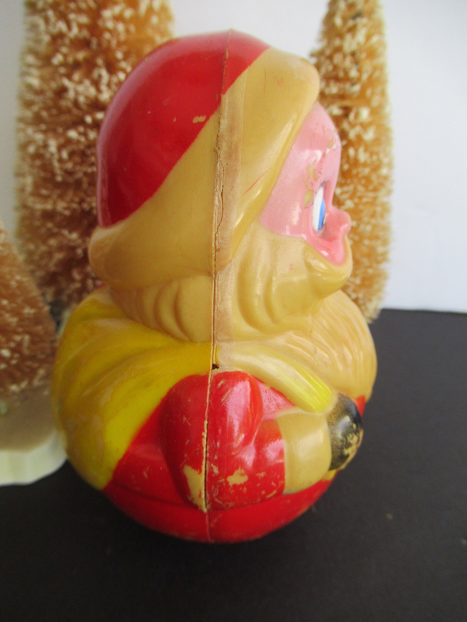 Antique Roly Poly Weeble Wobble Santa Kiddie Products Inc. | Etsy