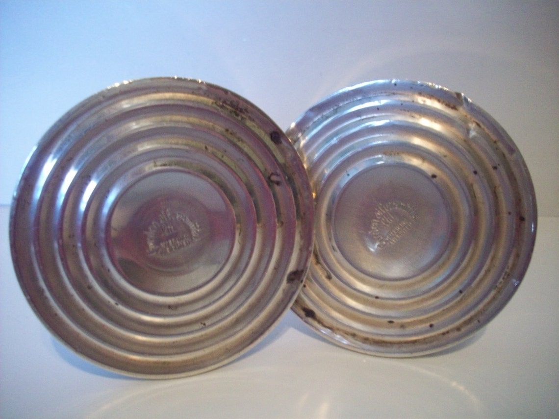 Garden Silversmiths Limited Sterling Silver Candle Sticks - Etsy