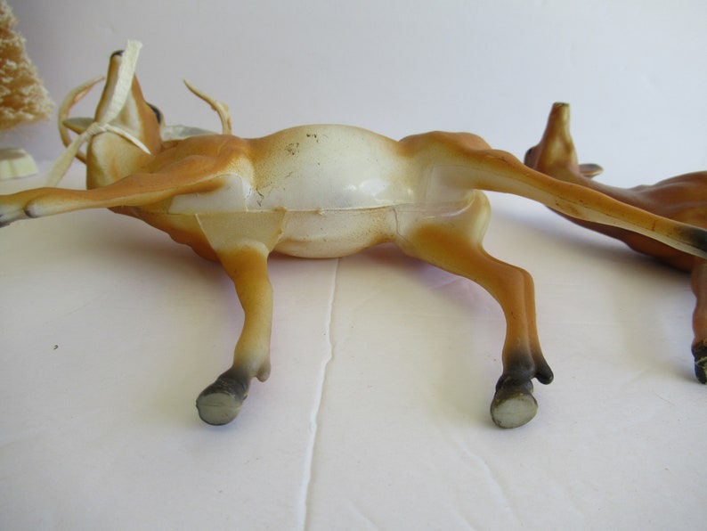 Vintage Large Plastic Cute Deer / Buck / Doe / Display / Decor | Etsy