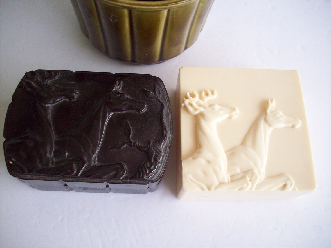Vintage Art Deco Hickok Boxes With Stag / Deer / Buck / Horse - Etsy