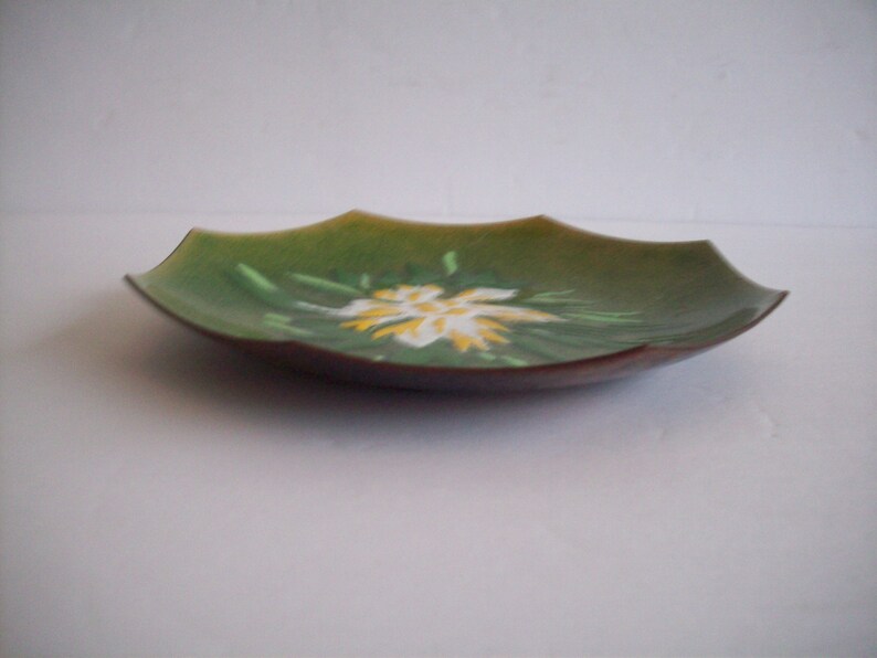 Vintage MCM / Enamel / Copper Octagonal Tray/dish/plate - Etsy