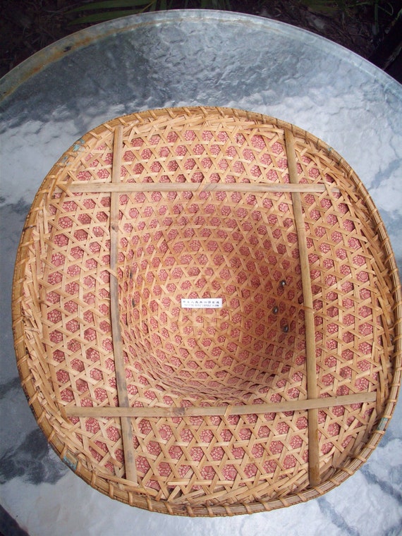 Vintage Woven Straw / Pith Helmet Safari Explorer Hat… - Gem