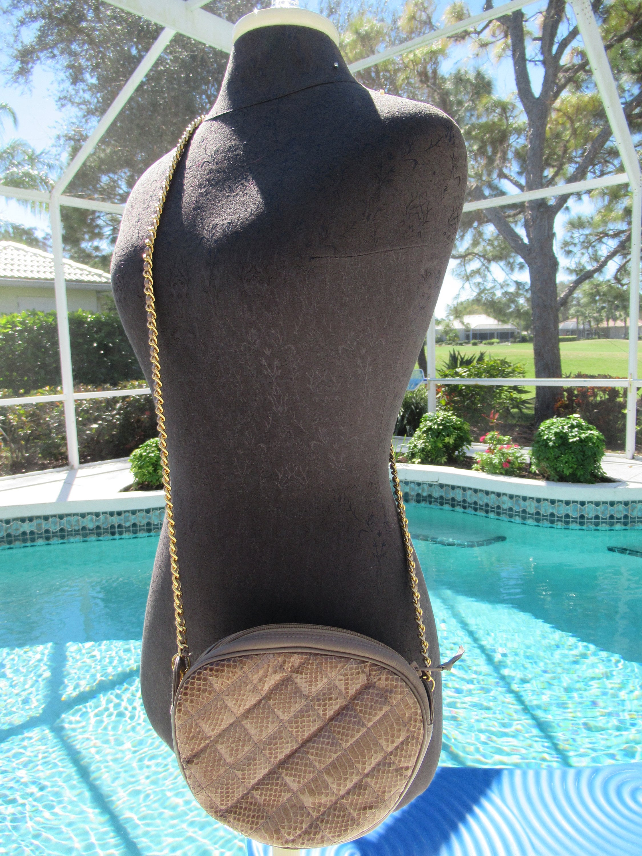 Vintage Classy Tan Snake Skin Purse by Magnum Fashion | Etsy