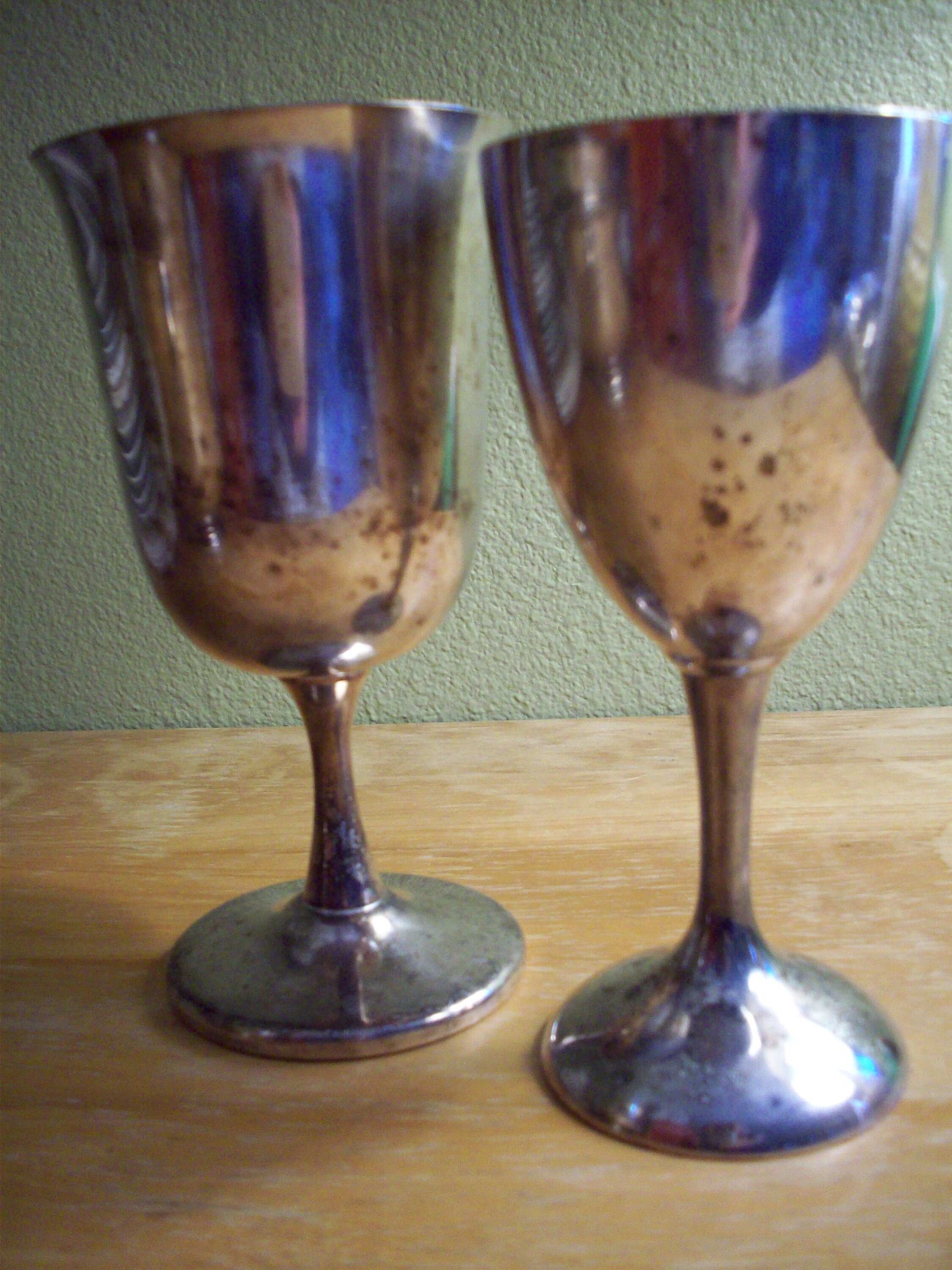 Vintage Silver Plate Goblet Set International Silver Co. and - Etsy UK