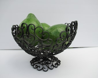 Wrought Iron Bowl - Etsy
