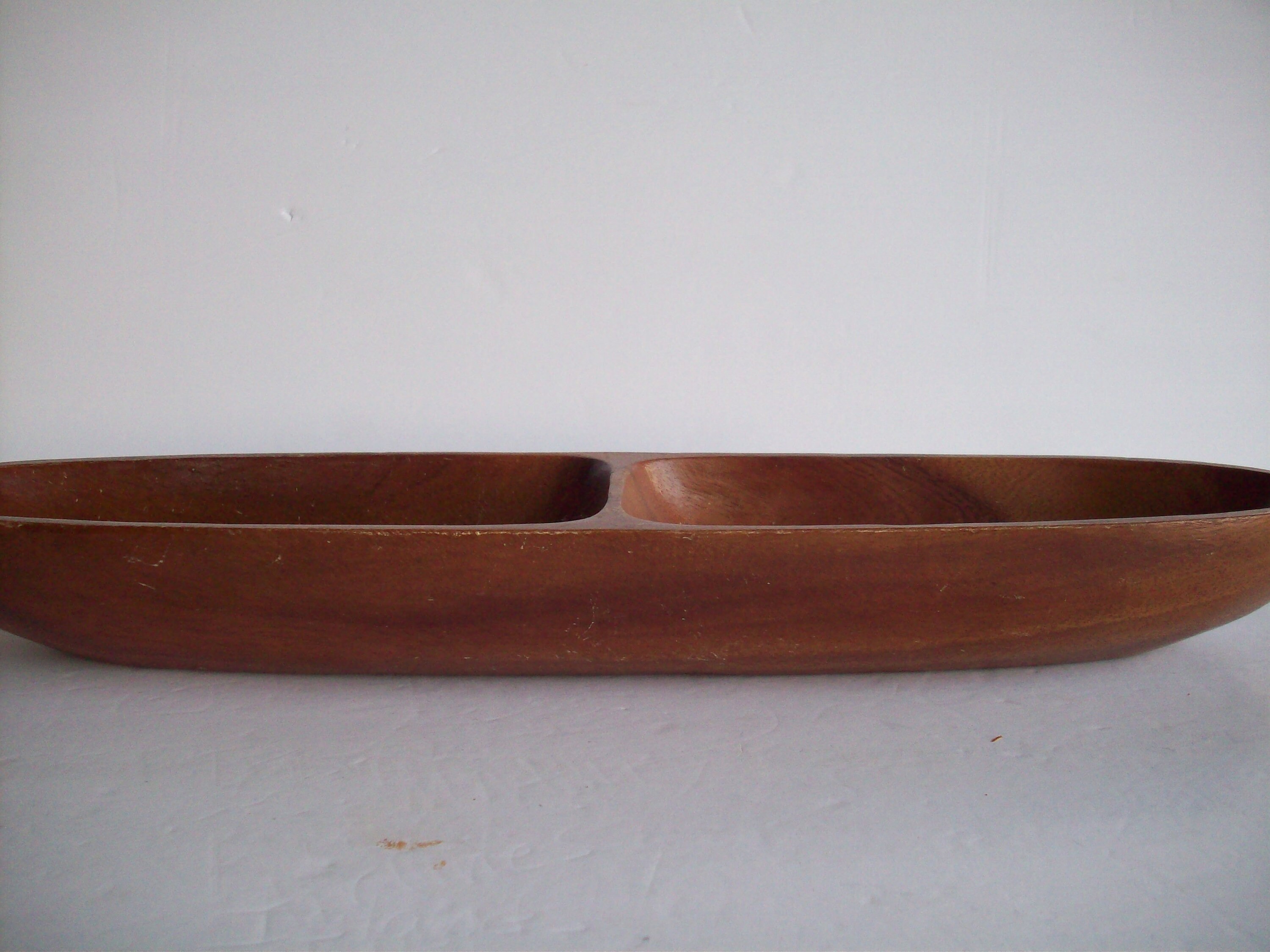 Wooden Split Divider Bowl/Tray/Divider Server/Trinket Holder | Etsy