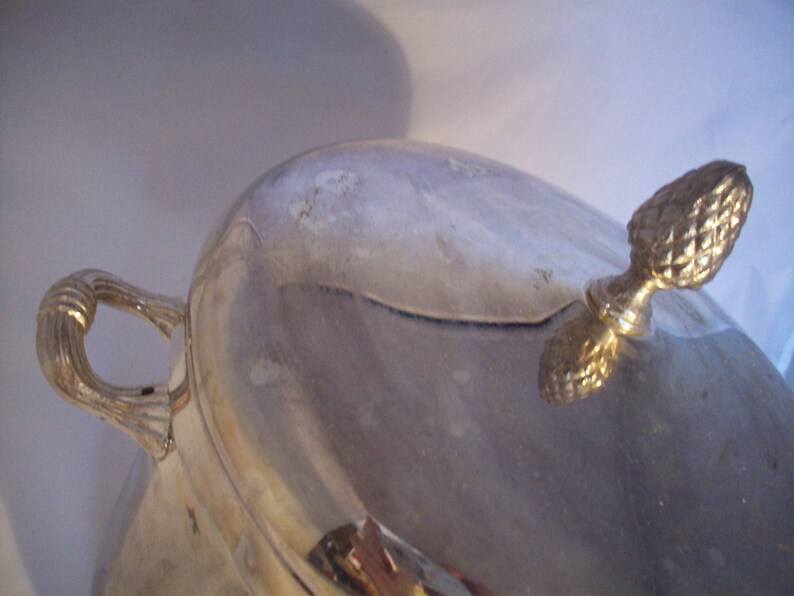 Silverplate Acorn Top Ice Bucket With Plastic Lined Insulator | Etsy