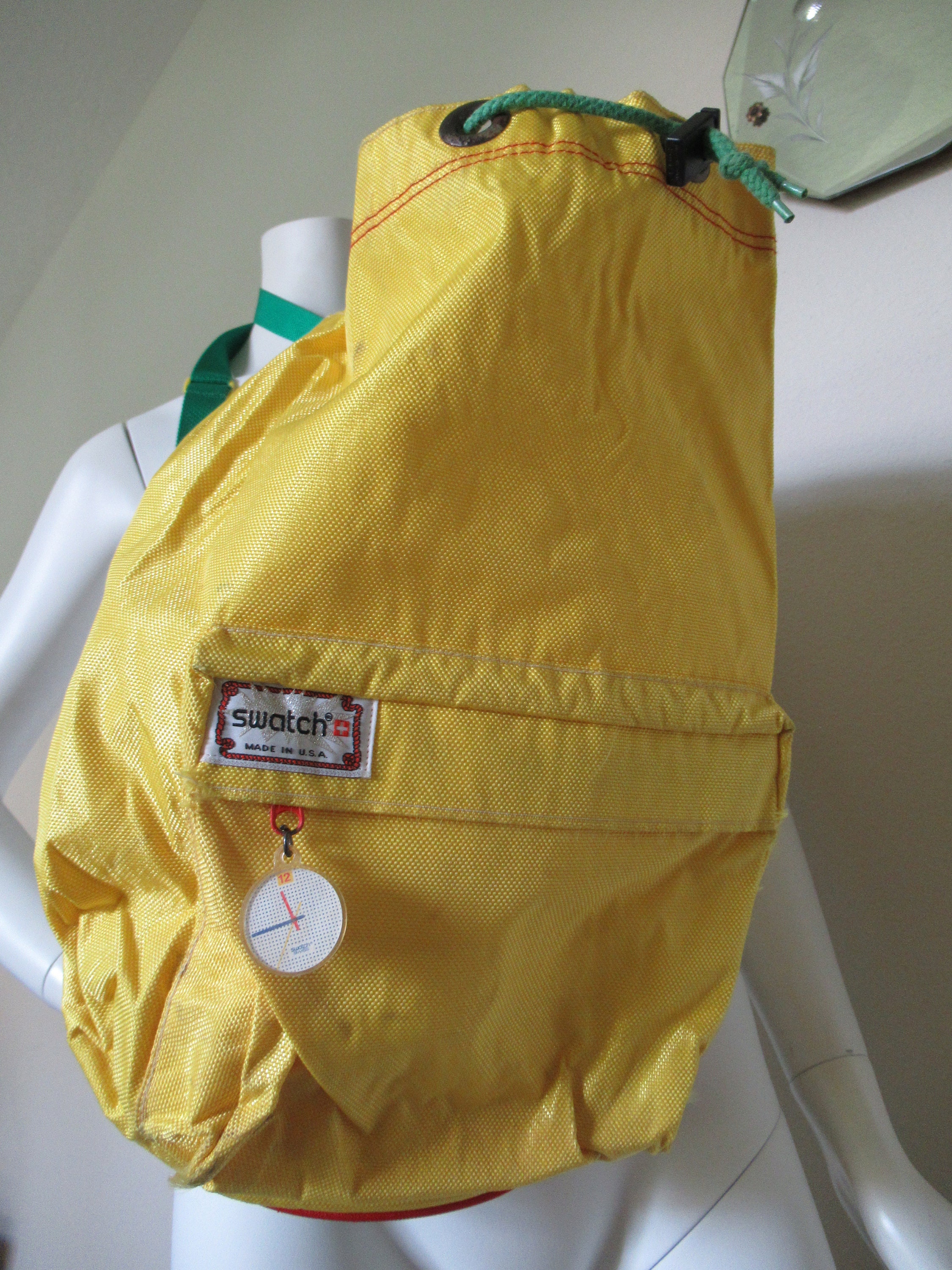 Retro 1980s Swatch Watch Backpack / Tote / Duffel / Bag / | Etsy