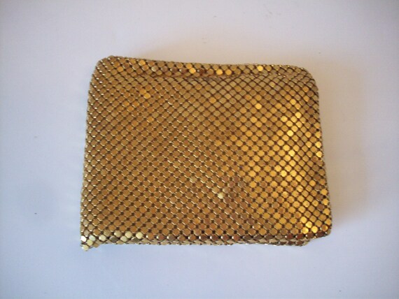 Gold Metal Mesh Wallet | Etsy
