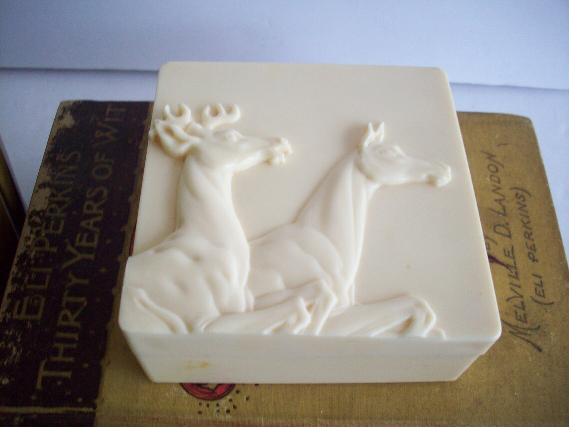 Vintage Art Deco Hickok Boxes With Stag / Deer / Buck / Horse - Etsy