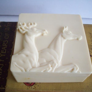 Vintage Art Deco Hickok Boxes With Stag / Deer / Buck / Horse, Black or ...