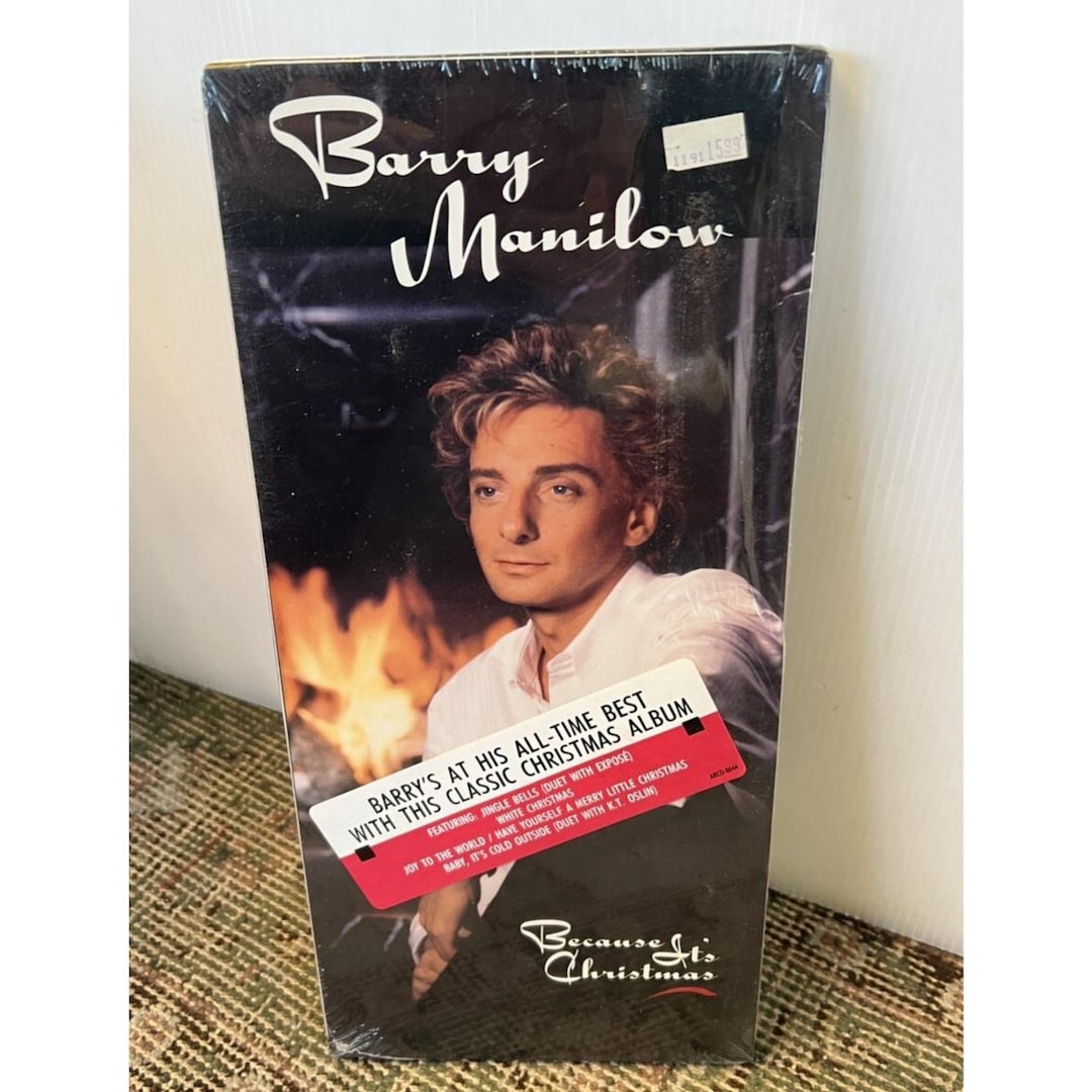 New Barry Manilow Because It's Christmas LONGBOX Long Box CD Sealed Nos ...