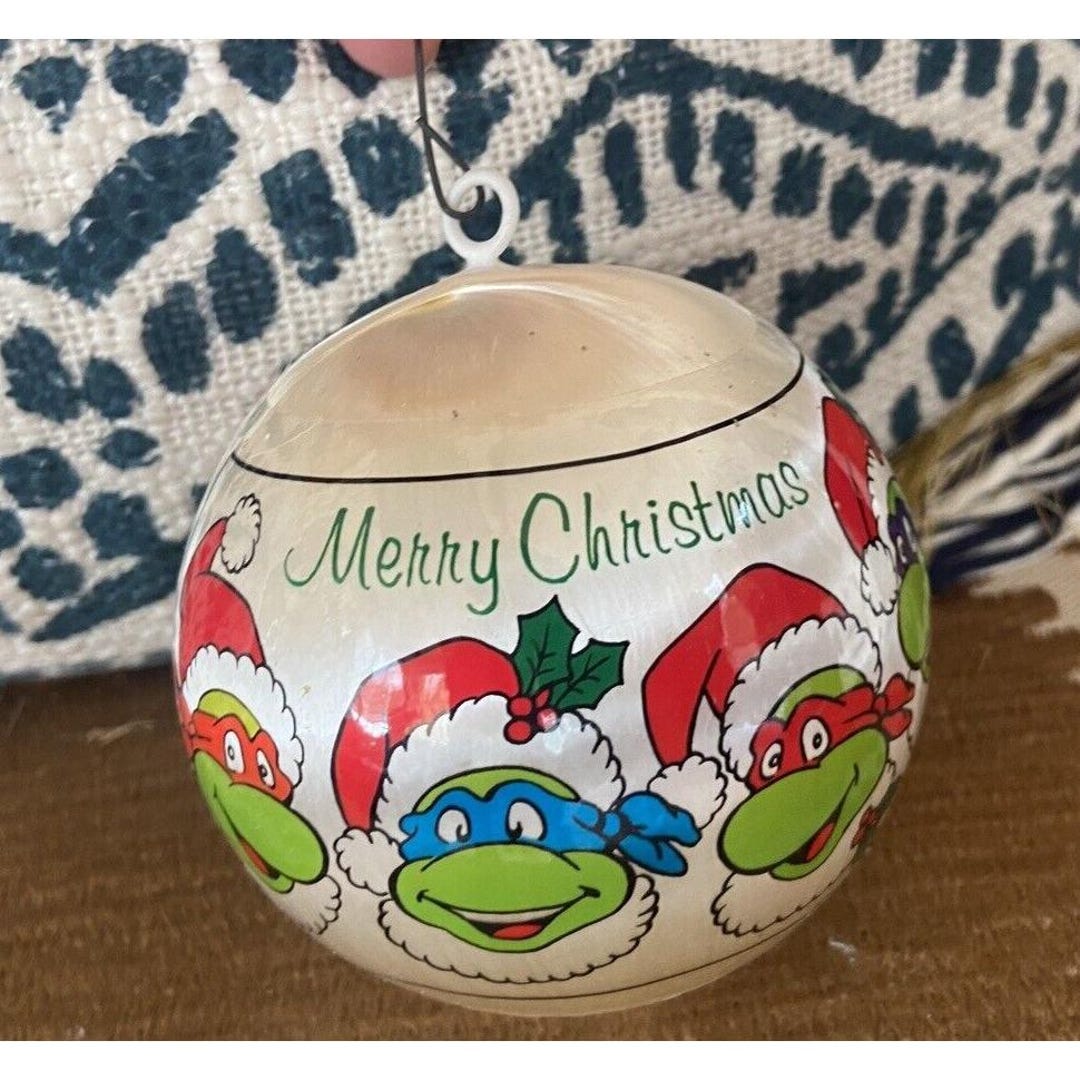 Teenage Mutant Ninja Turtles Christmas Tree Ornament Vtg 1990 Intl ...