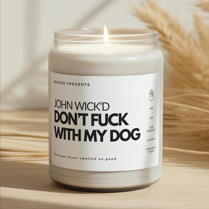 John Wick Candle - Etsy