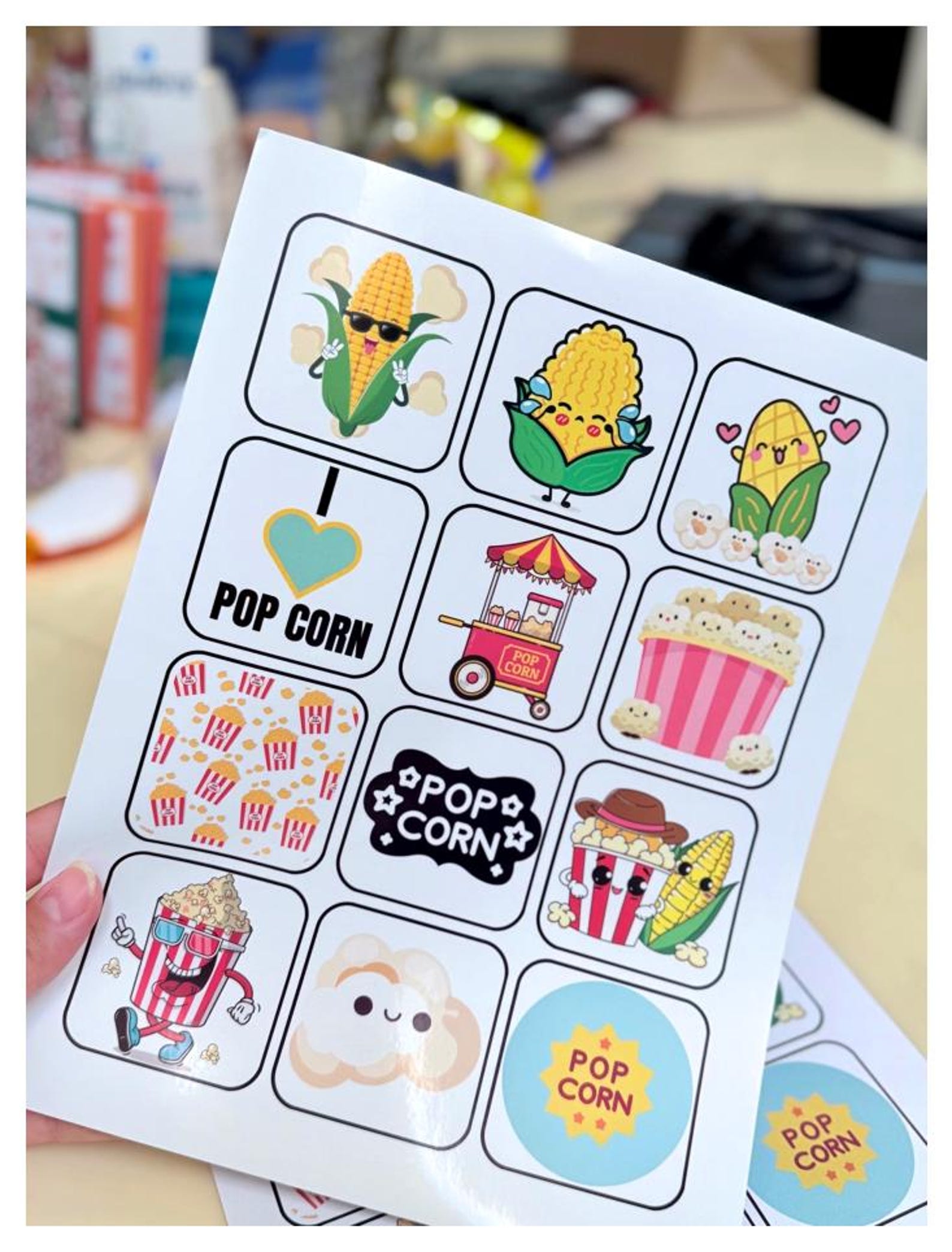 Craft Printable, Kids Party, Thanksgiving Classroom , Popcorn Bucket ...