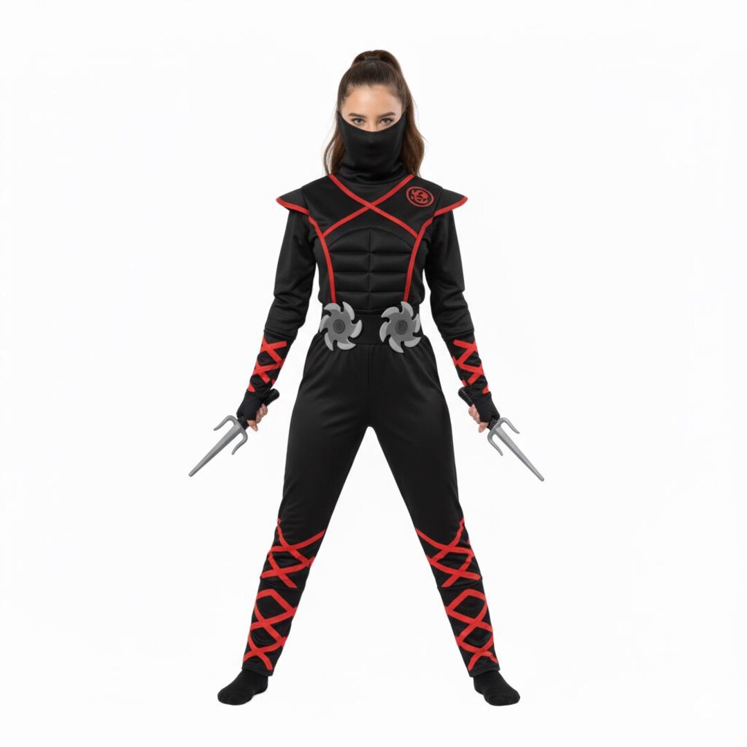 Deluxe Ninja Costume: Padded Bodysuit Cosplay Outfit - Etsy