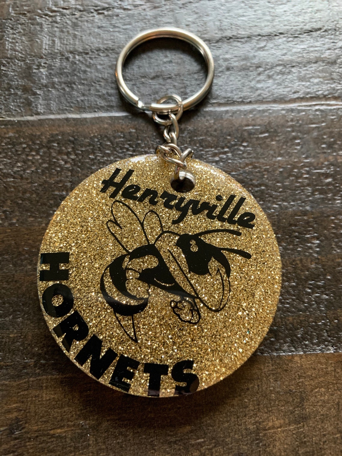 Set of 10 School mascot keychain made to order high school | Etsy