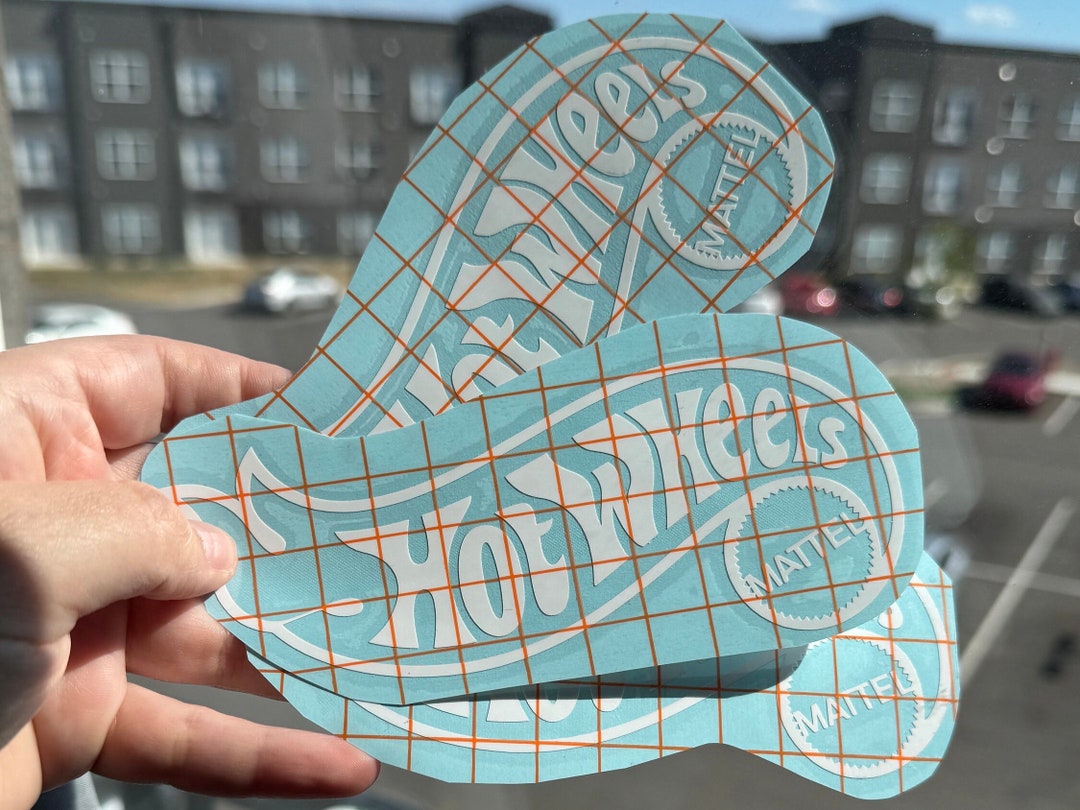 Hot Wheels Logo Decal Etsy
